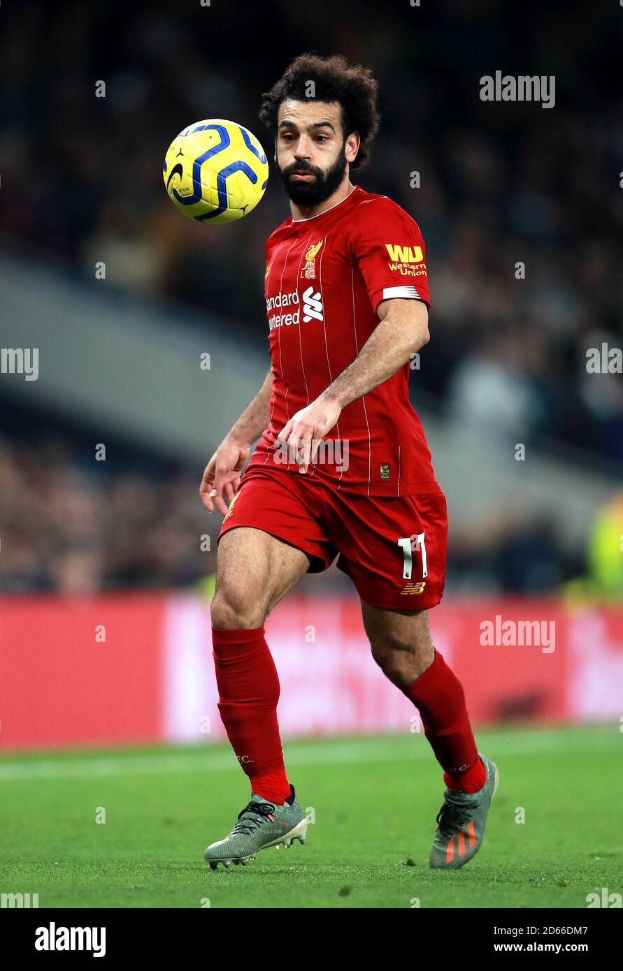 Liverpool's Mohamed Salah in action Stock Photo - Alamy