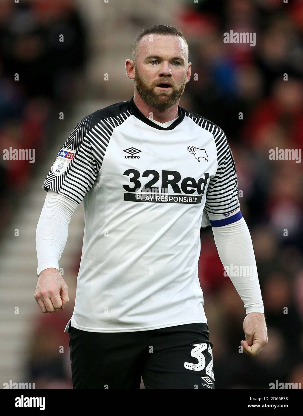 Derby County's Wayne Rooney Stock Photo - Alamy