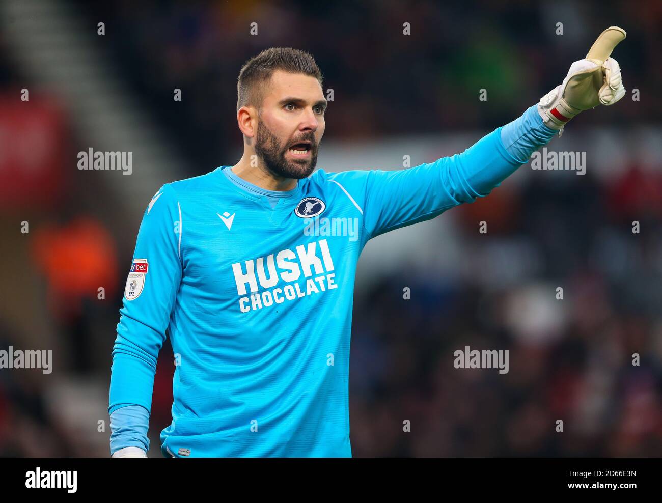 Millwall goalkeeper Bartosz Bialkowski Stock Photo - Alamy
