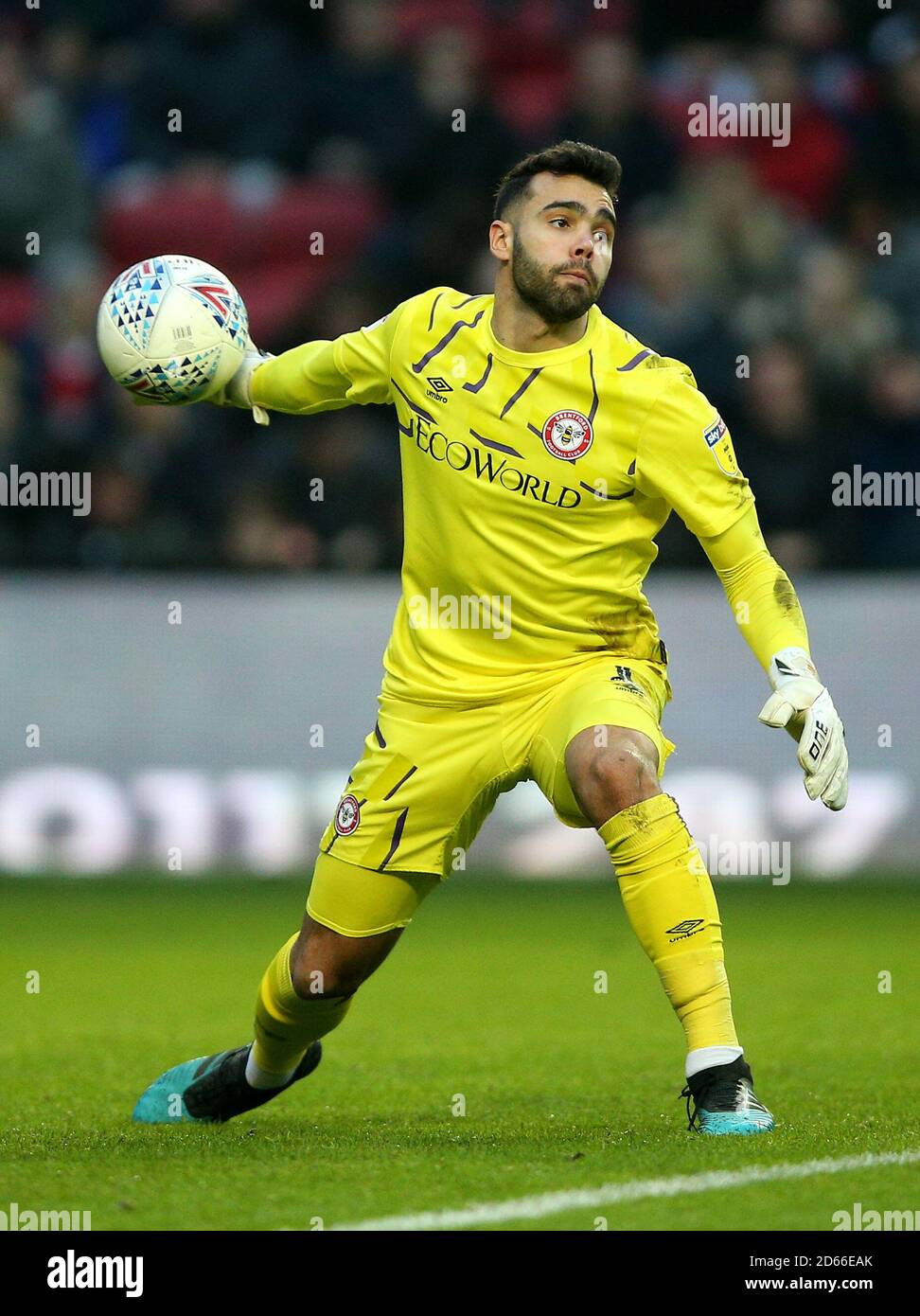 Brentford goalkeeper David Raya Martin Stock Photo - Alamy