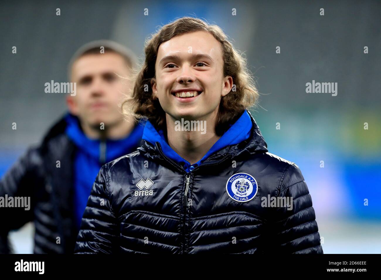 Rochdale's Luke Matheson ahead of kick-off Stock Photo - Alamy