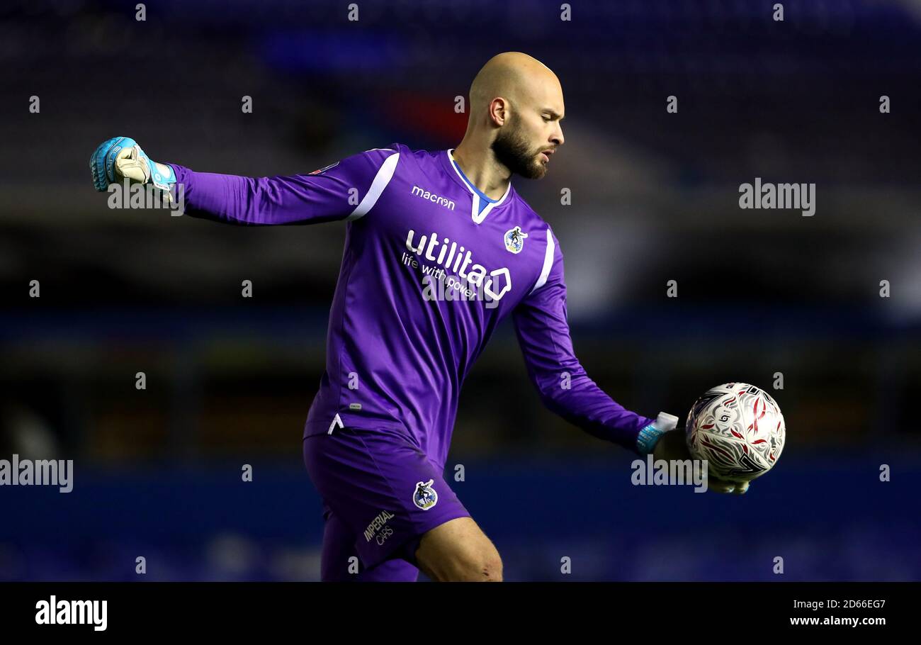 Bristol Rovers' goalkeeper Jordi van Stappershoef Stock Photo - Alamy