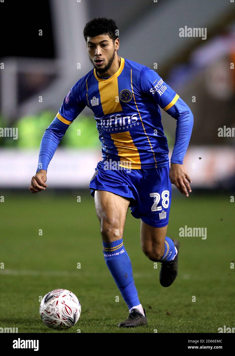 Shrewsbury Town's Josh Laurent Stock Photo - Alamy