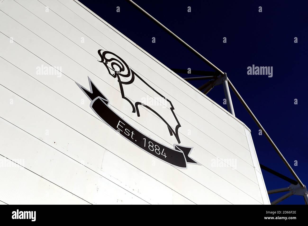 The Derby county ram Stock Photo - Alamy