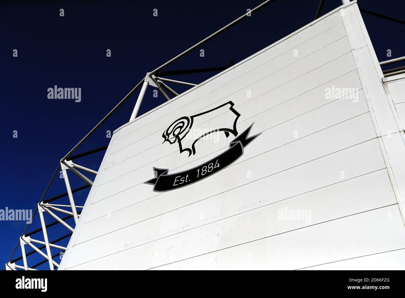 The Derby county ram Stock Photo - Alamy