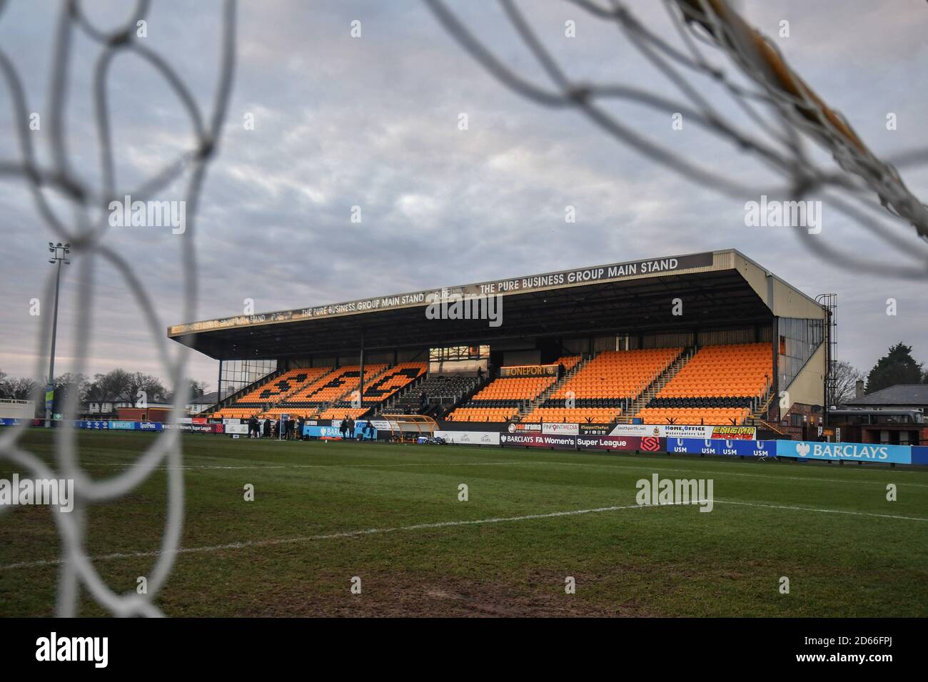 General view of Haig Avenue stadium Stock Photo - Alamy