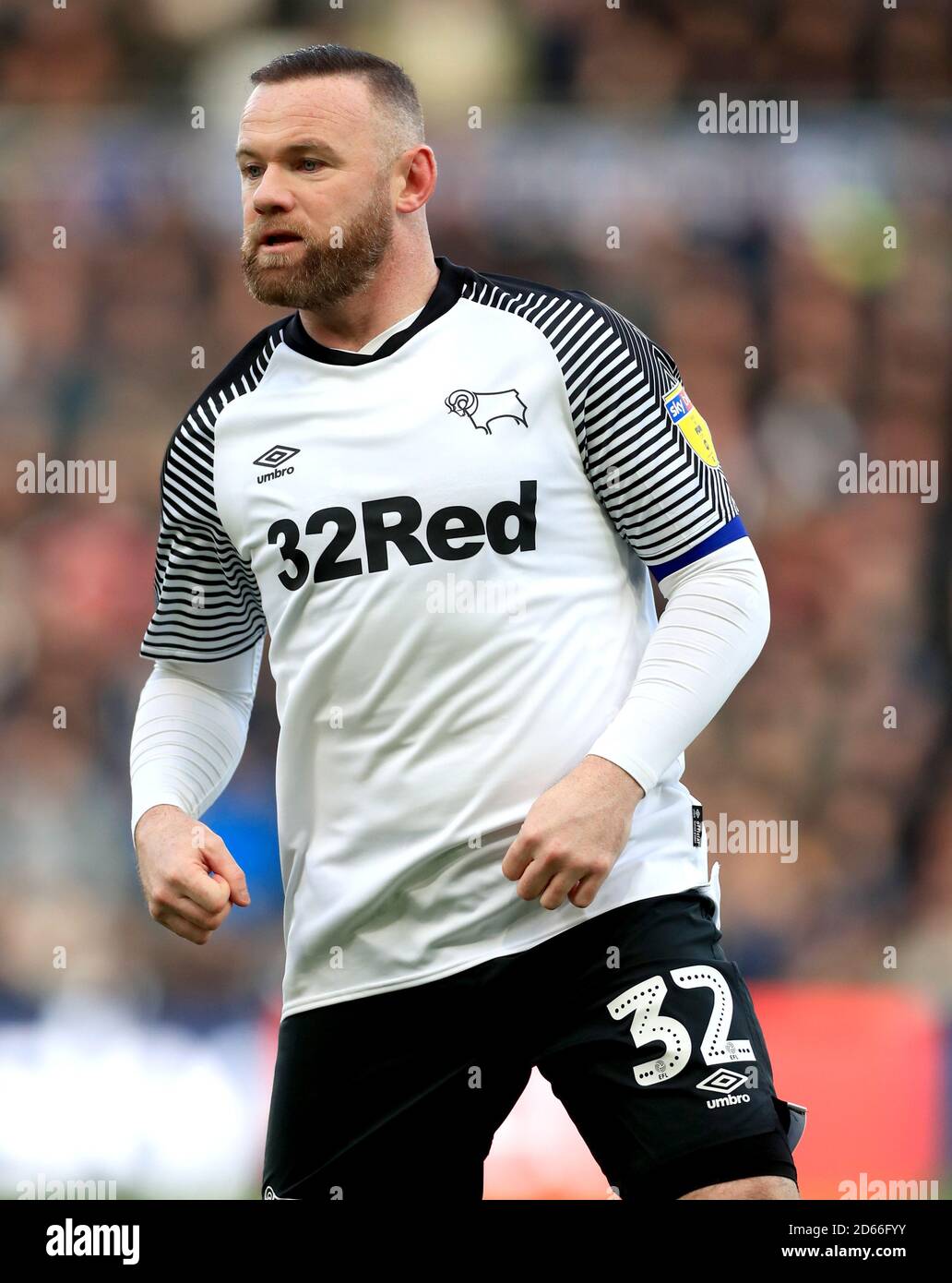 Derby County's Wayne Rooney Stock Photo - Alamy