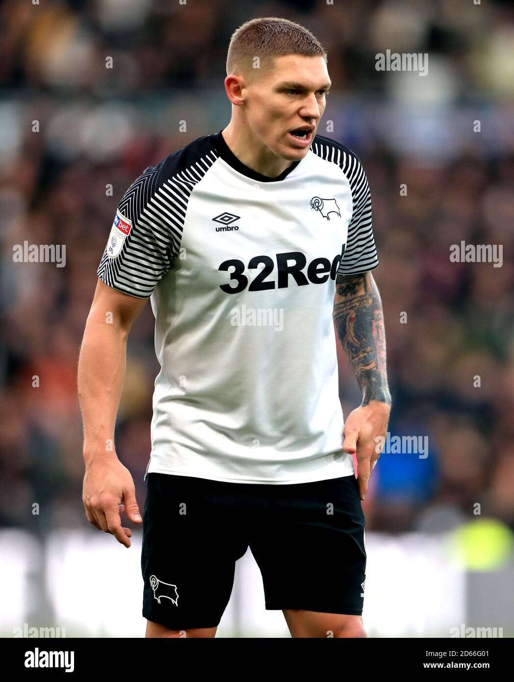 Derby County's Martyn Waghorn Stock Photo - Alamy