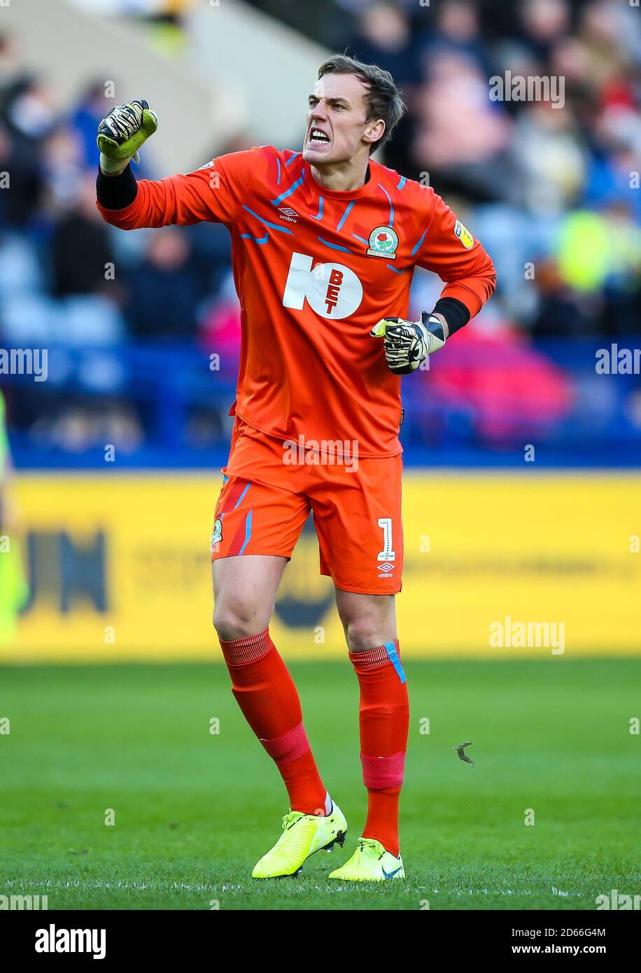 Blackburn Rovers goalkeeper Christian Walton during the Sky Bet ...
