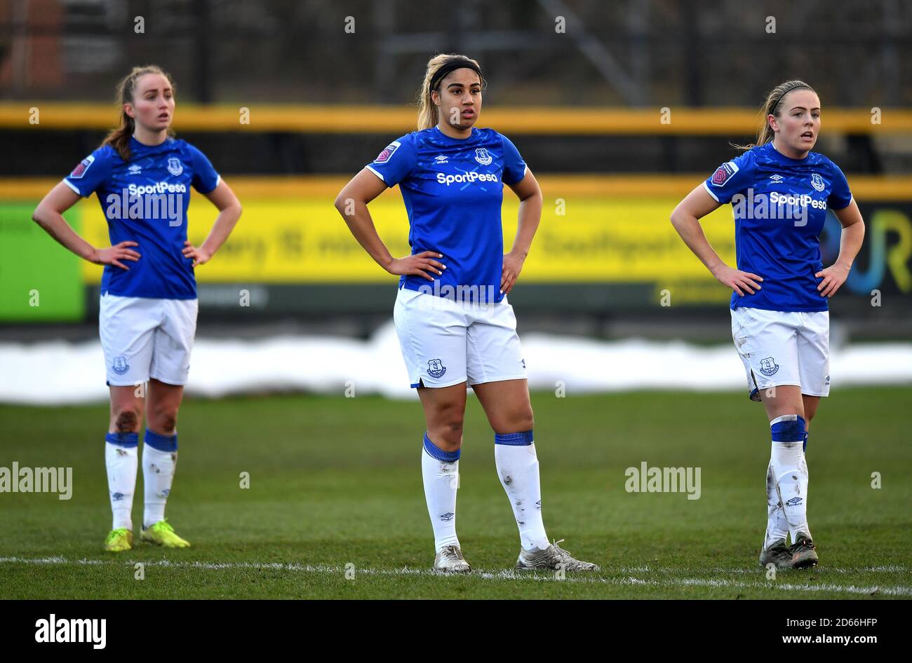 Everton's Simone Magill (right) and Gabrielle George (centre Stock ...