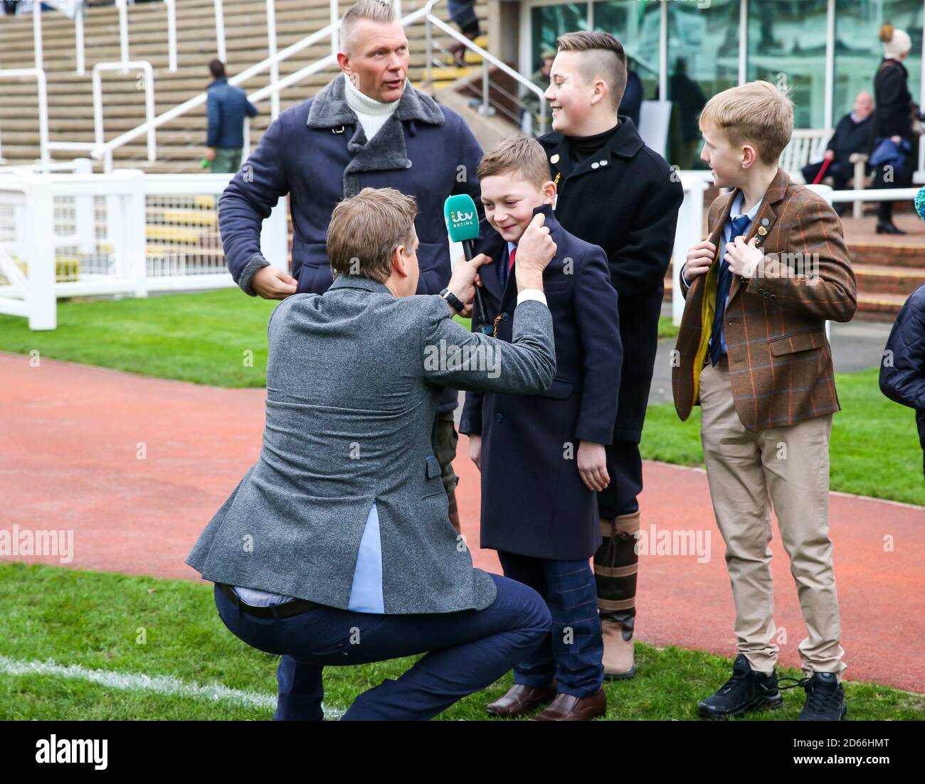 General Images of the Mini me filming for ITV with ITV's Ed Chamberlin ...