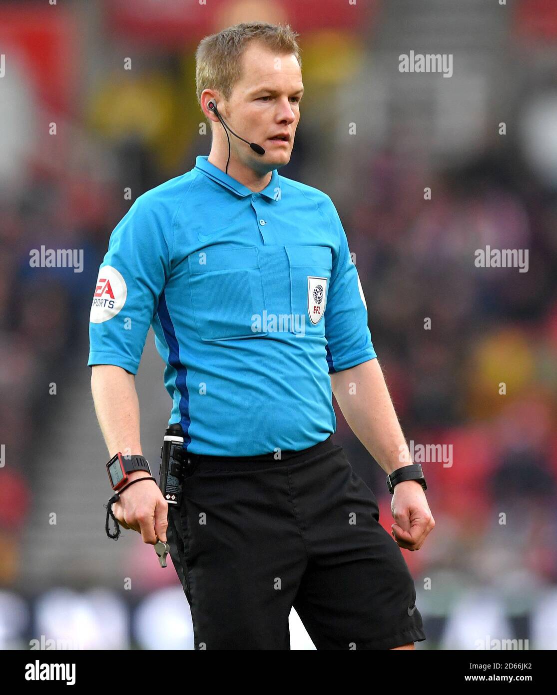 Referee Gavin Ward Stock Photo - Alamy