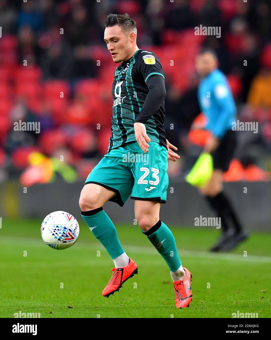 Swansea City's Connor Roberts in action Stock Photo - Alamy