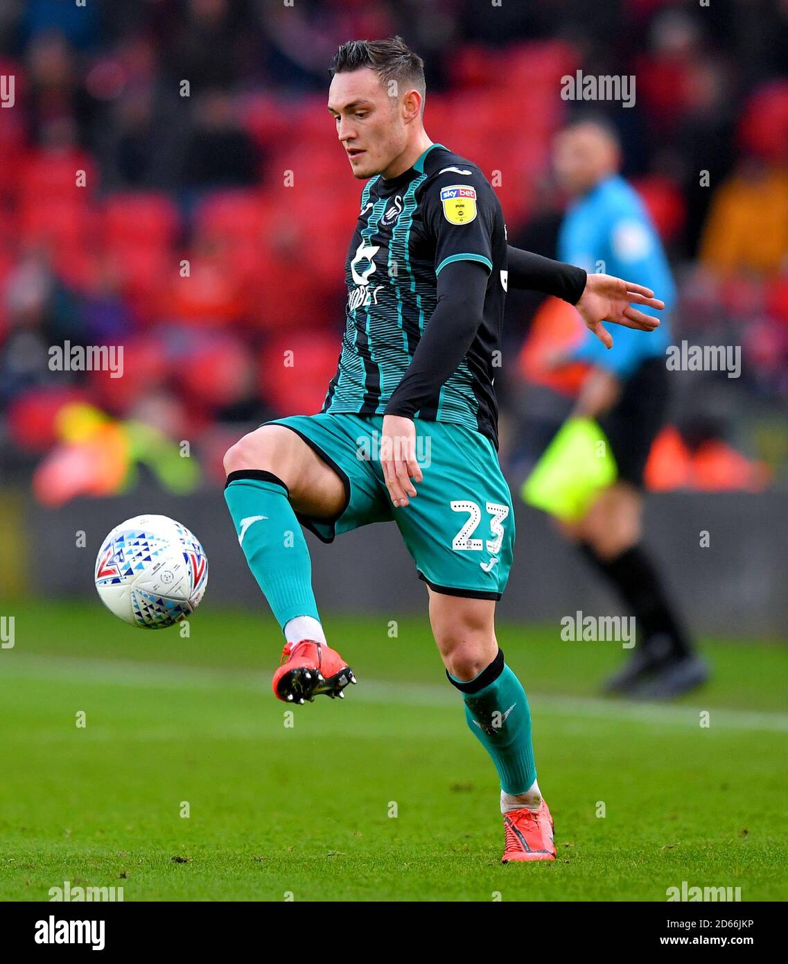 Swansea City's Connor Roberts in action Stock Photo - Alamy