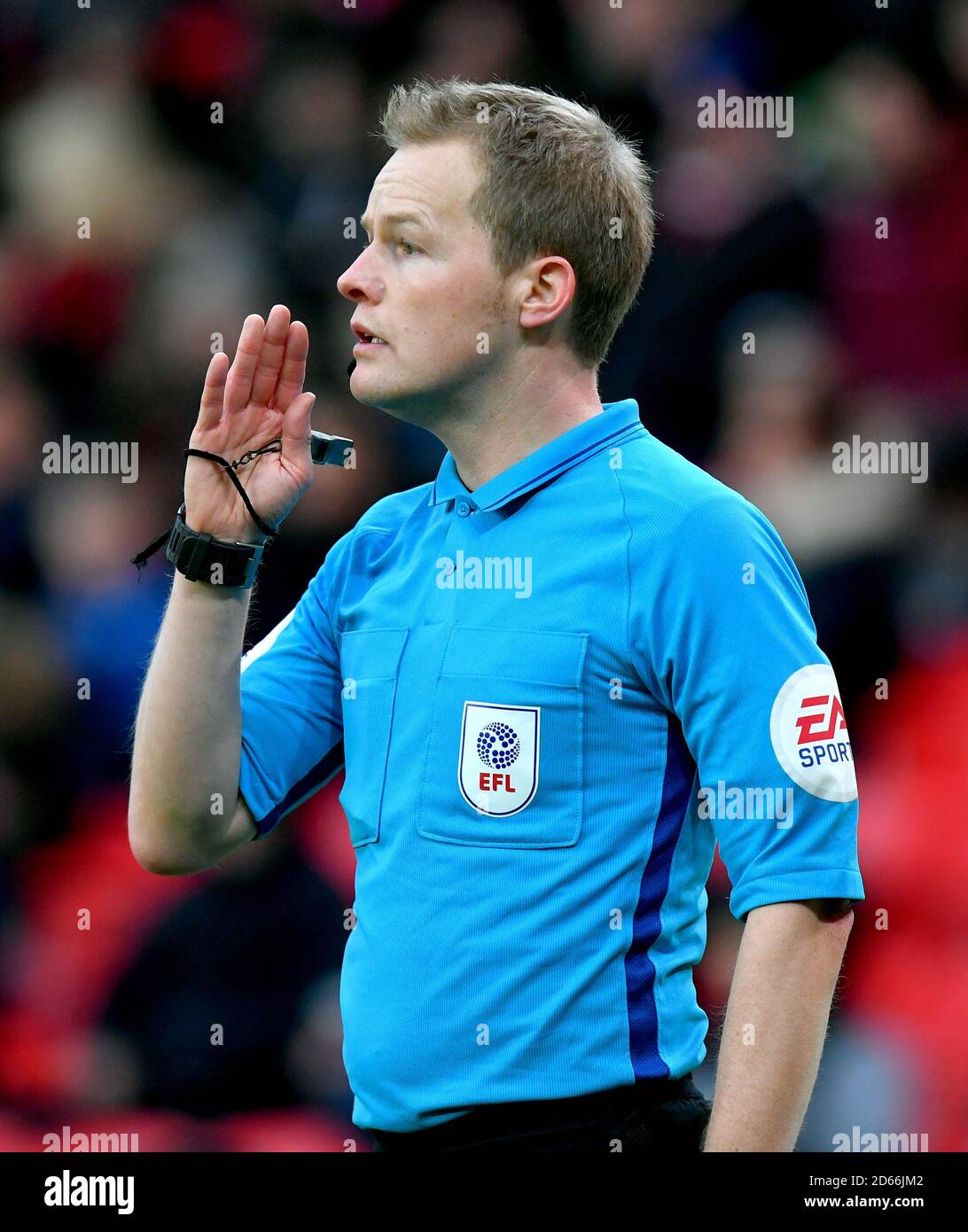 Referee Gavin Ward Stock Photo - Alamy
