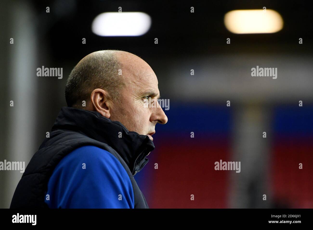 Wigan Athletic manager Paul Cook Stock Photo - Alamy