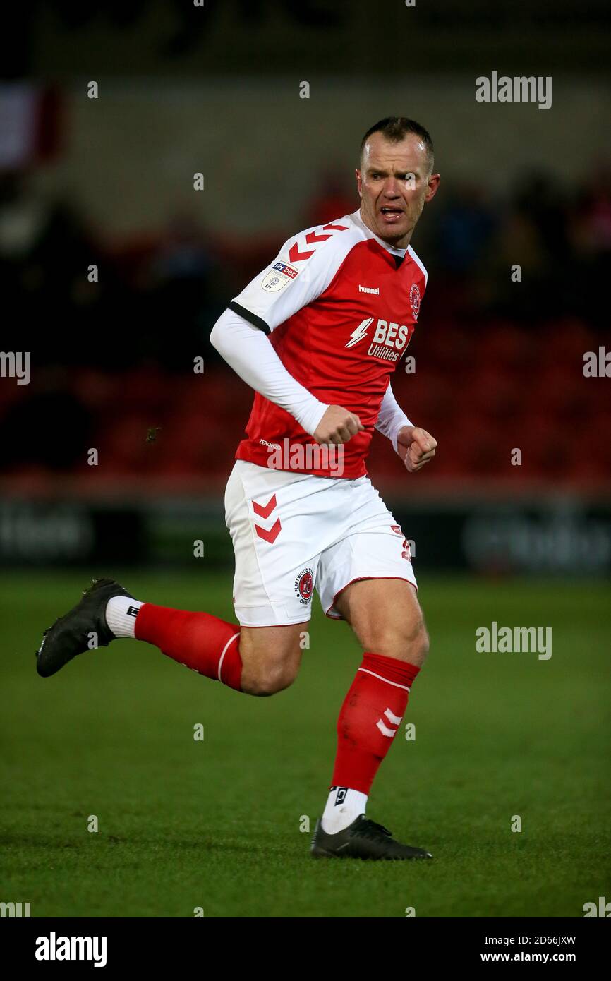 Fleetwood Town's Glenn Whelan Stock Photo - Alamy