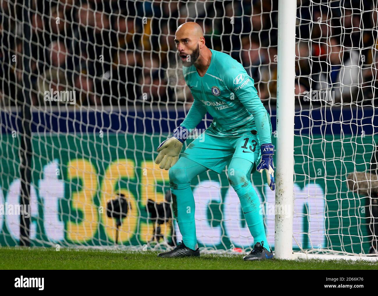Chelsea goalkeeper Willy Caballero Stock Photo - Alamy