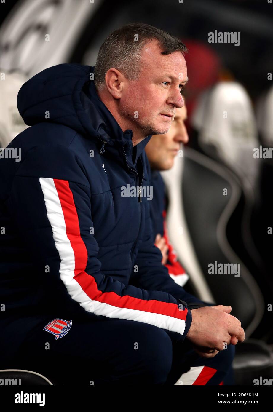 Stoke City manager Michael O'Neill Stock Photo - Alamy