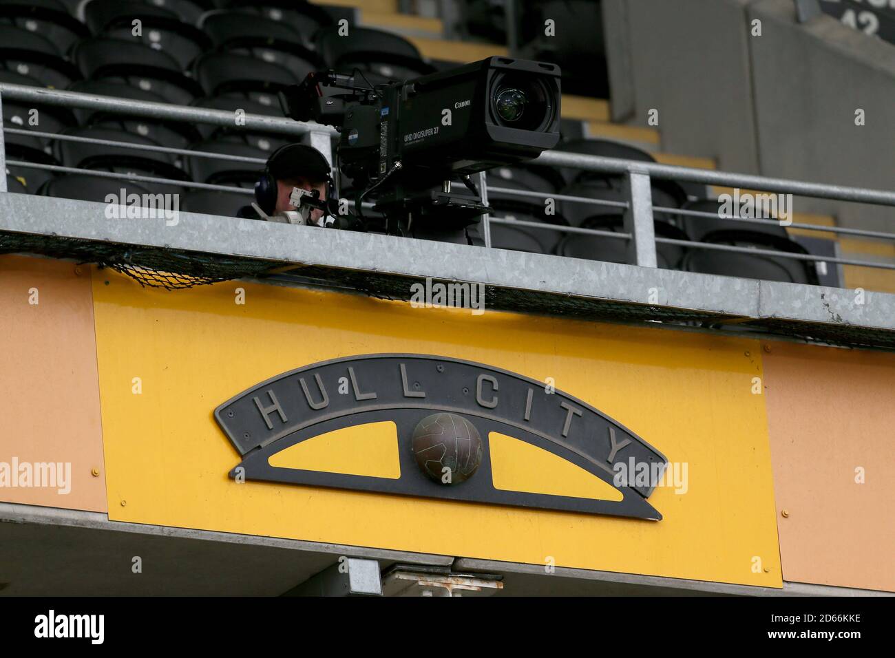 Hull City sign on the main stand Stock Photo - Alamy