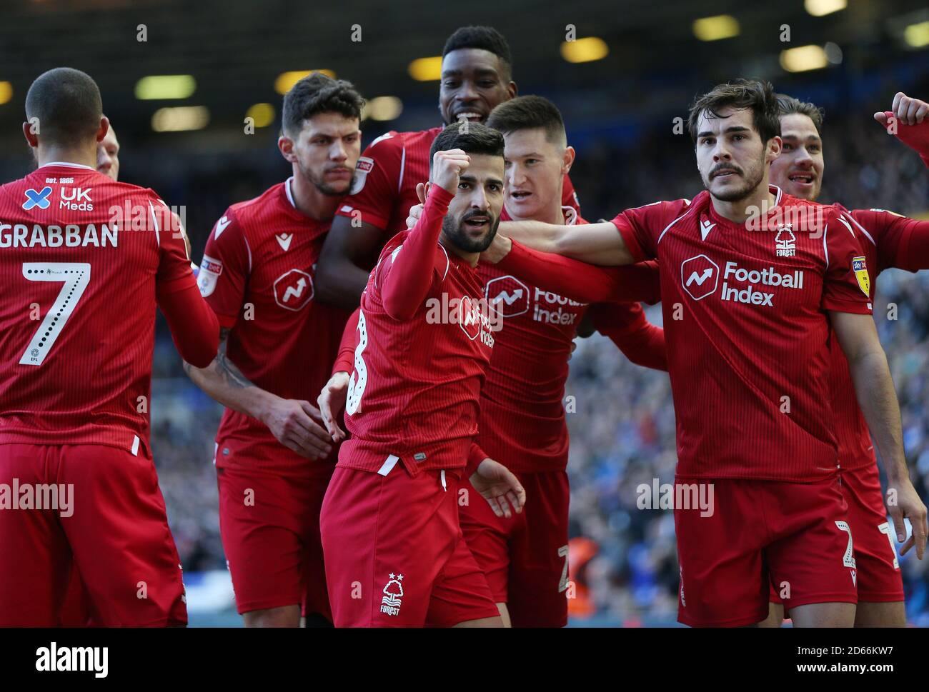 Nottingham Forest's Tiago Silva celebrates scoring his side's first ...
