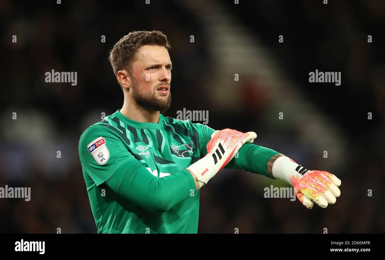 Derby County goalkeeper Ben Hamer Stock Photo - Alamy