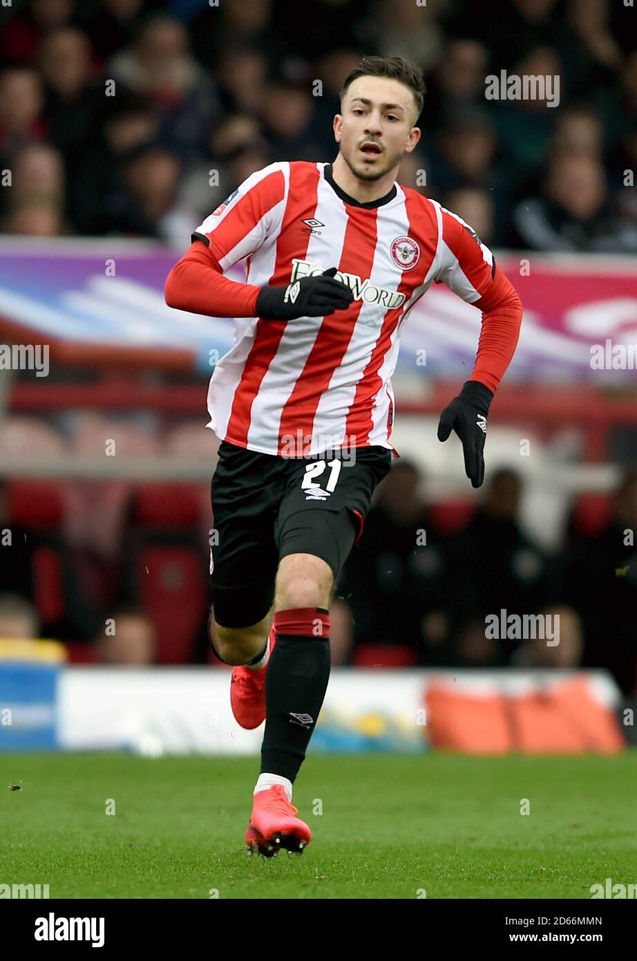 Brentford's Said Benrahma Stock Photo - Alamy