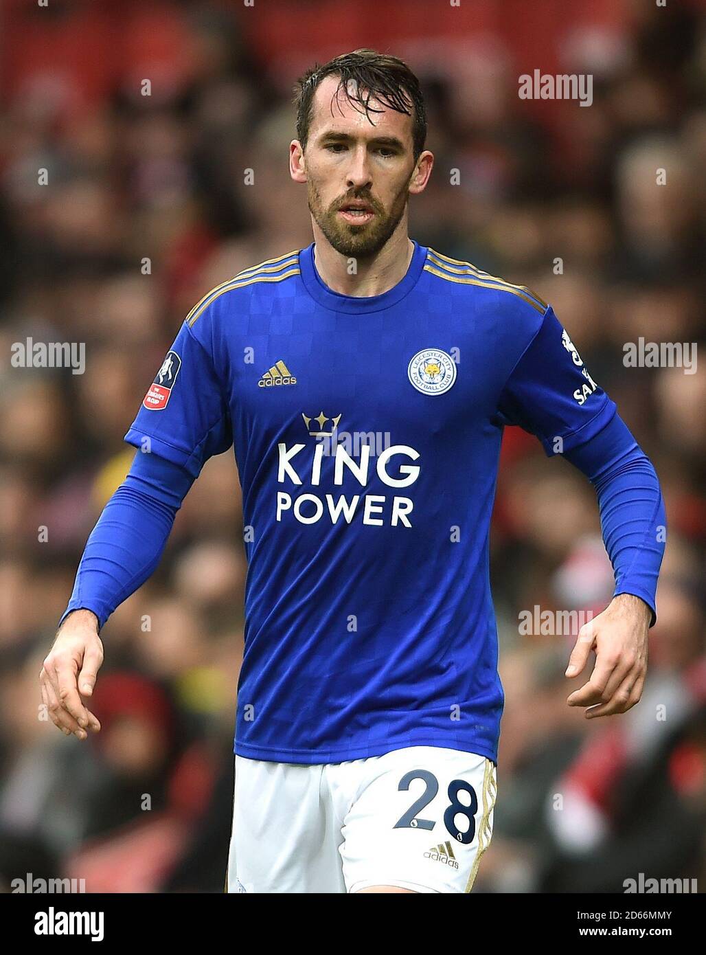 Leicester City's Christian Fuchs Stock Photo - Alamy