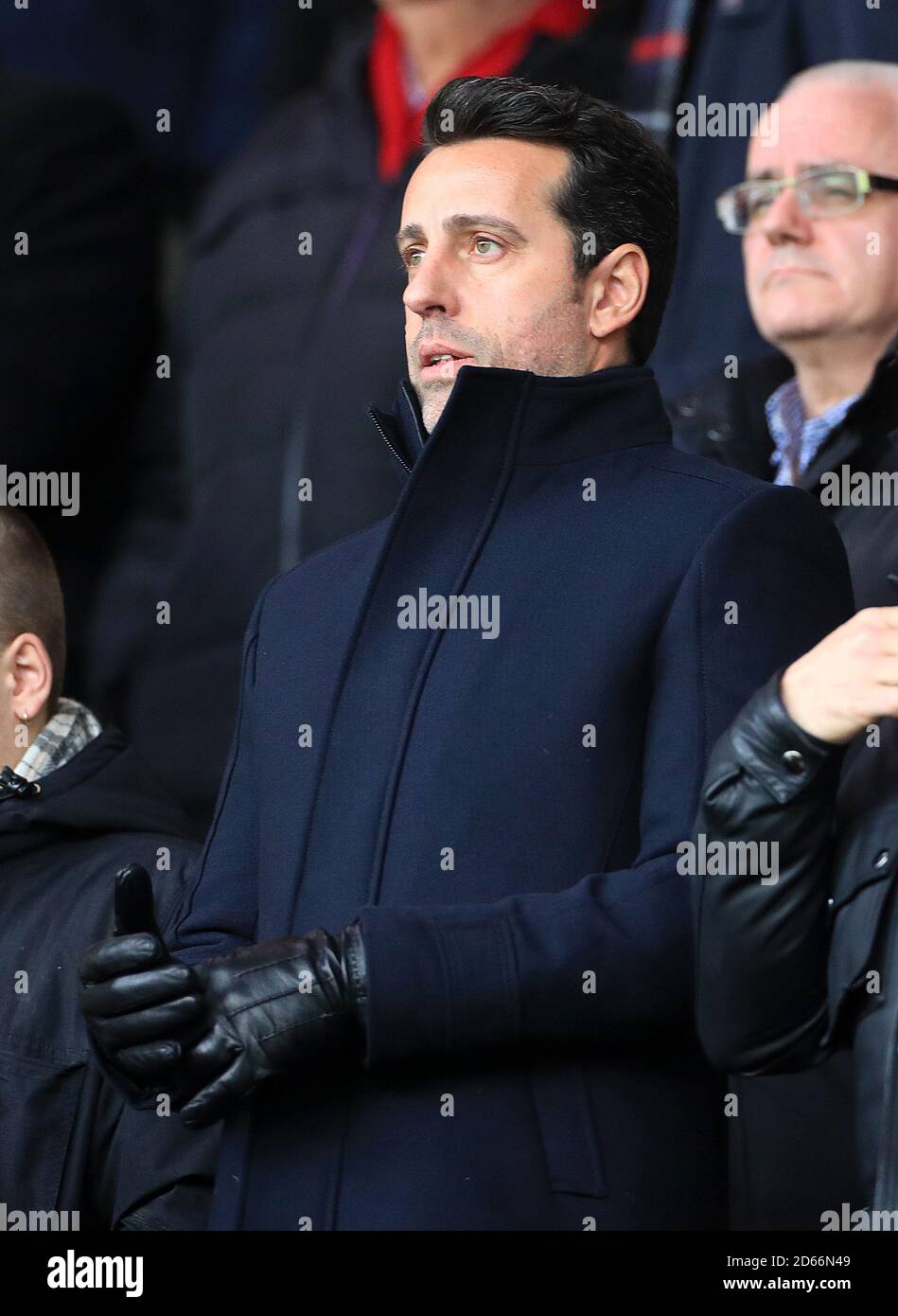Arsenal Technical Director Edu Gaspar in the stands Stock Photo - Alamy