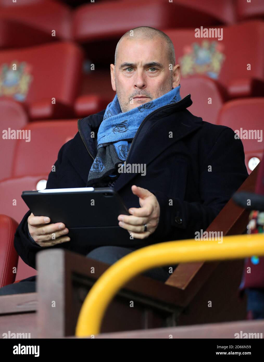 Burnley Technical Director Mike Rigg in the stands Stock Photo - Alamy
