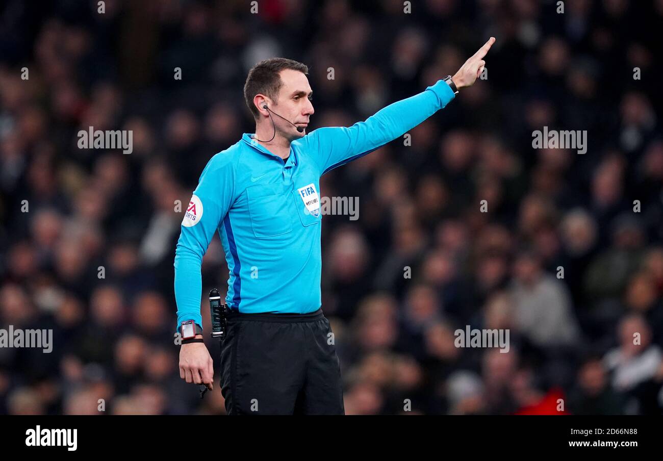 Referee David Coote Stock Photo - Alamy