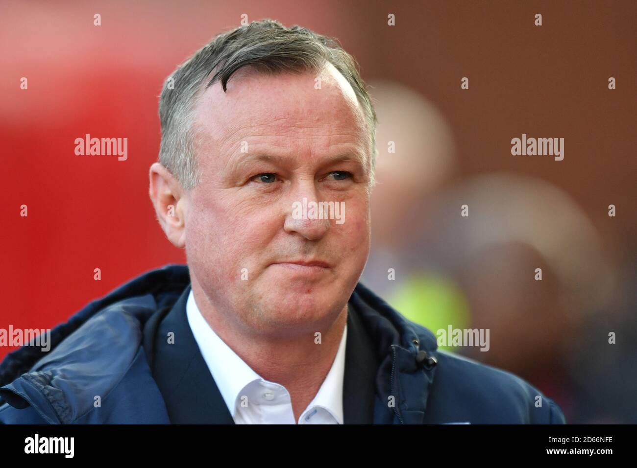 Stoke City manager Michael O'Neill Stock Photo - Alamy
