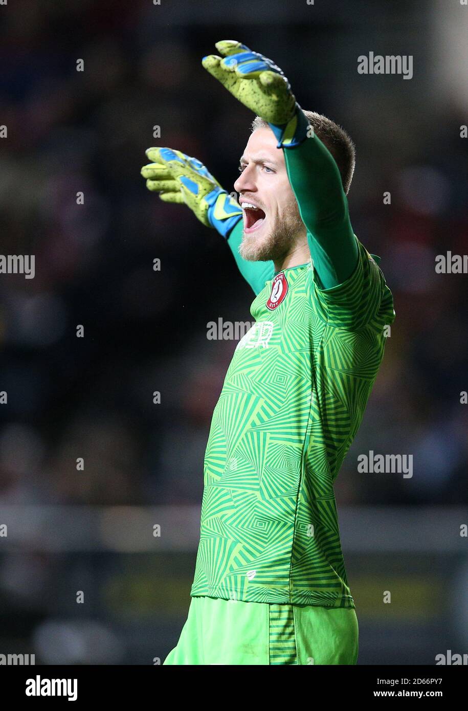 Bristol City goalkeeper Daniel Bentley Stock Photo - Alamy