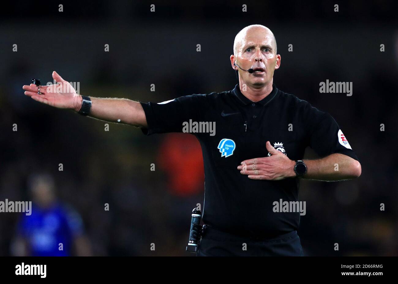 Referee Mike Dean Stock Photo - Alamy