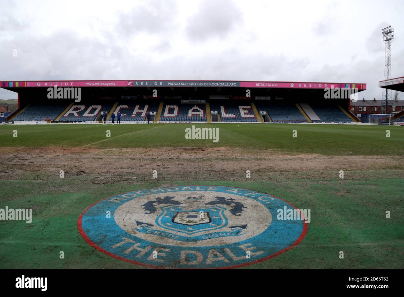 A general view of Rochdale's Crown Oil Arena Stock Photo - Alamy