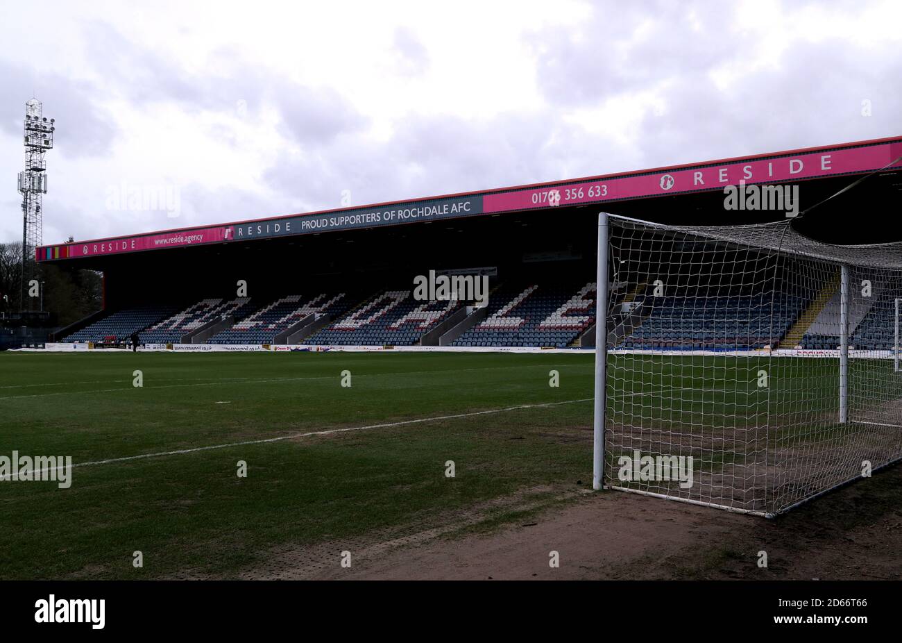 A general view of Rochdale's Crown Oil Arena Stock Photo - Alamy