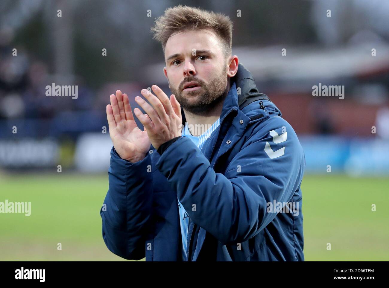Coventry City's Matt Godden applauds the coventry fans Stock Photo - Alamy