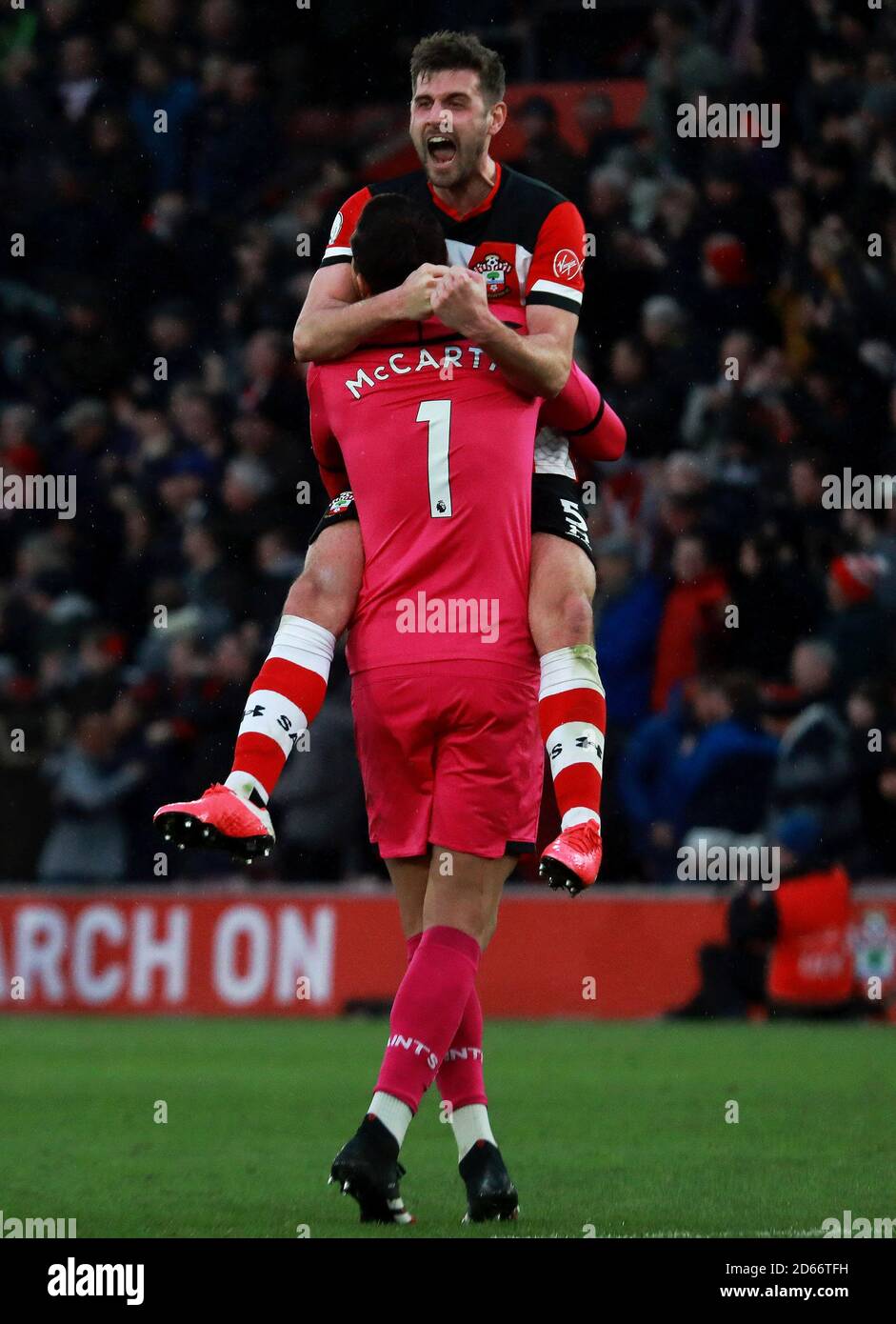 Southampton FC's Jack Stephens and Southampton FC's Alex McCarthy ...