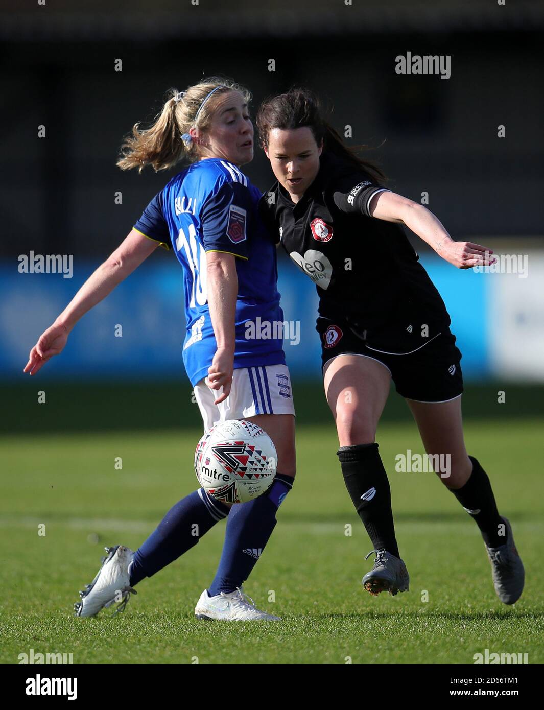Birmingham City's Brianna Visalli (left) and Bristol Cityâ€™s Olivia ...