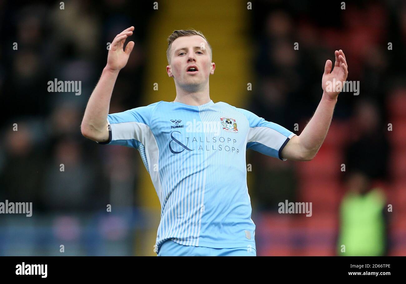 Coventry City's Jamie Allen Stock Photo - Alamy