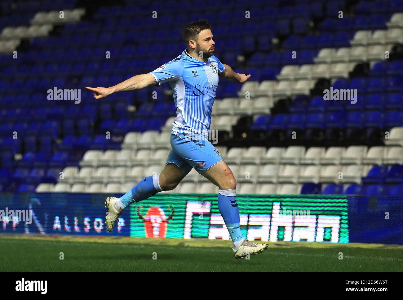 Coventry citys matt godden celebrates scoring hi-res stock photography ...