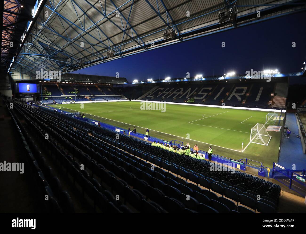 Hillsborough stadium pitch view hi-res stock photography and images - Alamy