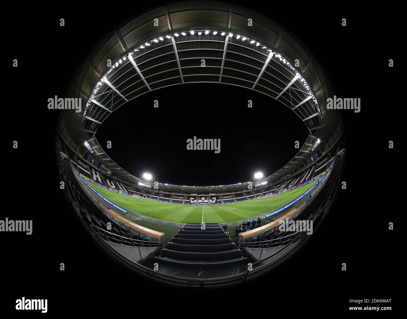 A general view inside the KCOM Stadium before the game between Hull ...