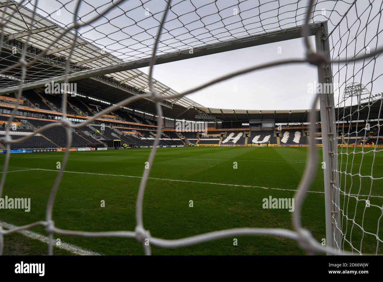 A view of the KCOM Stadium before the game Stock Photo - Alamy