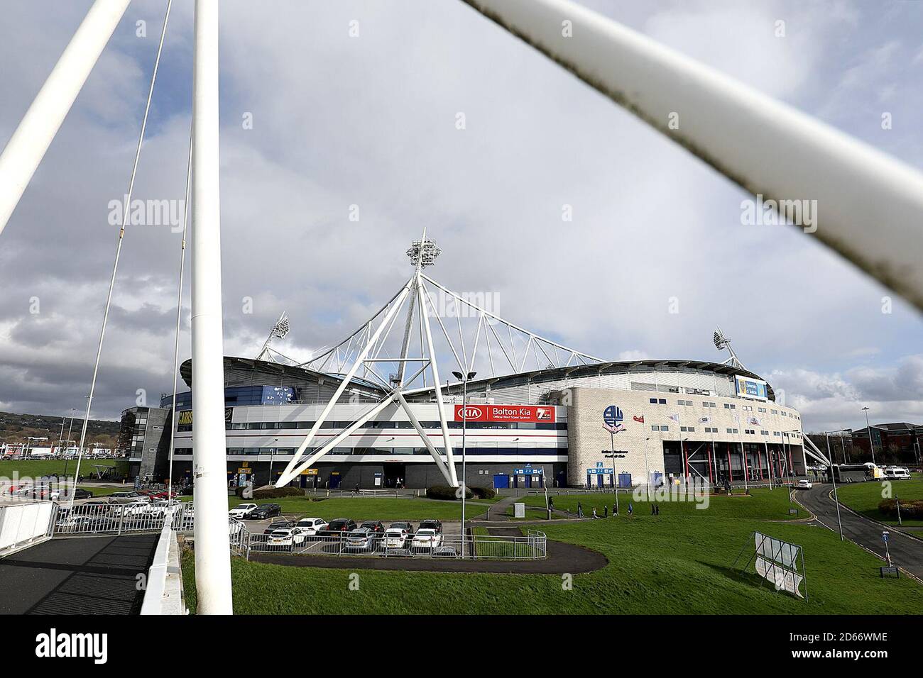 Exterior General View of the University of Bolton Stadium Stock Photo ...