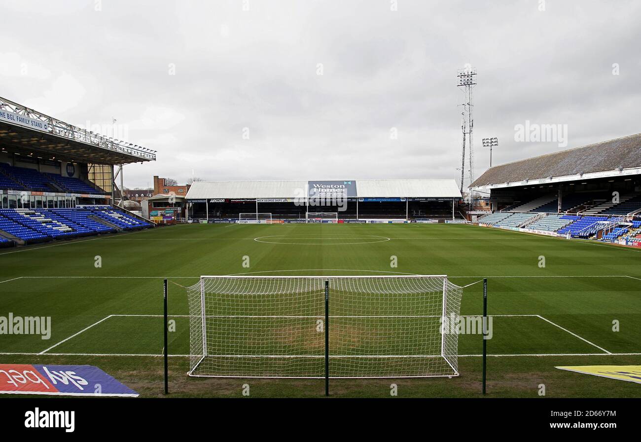 A general view inside of the Weston Homes Stadium Stock Photo - Alamy