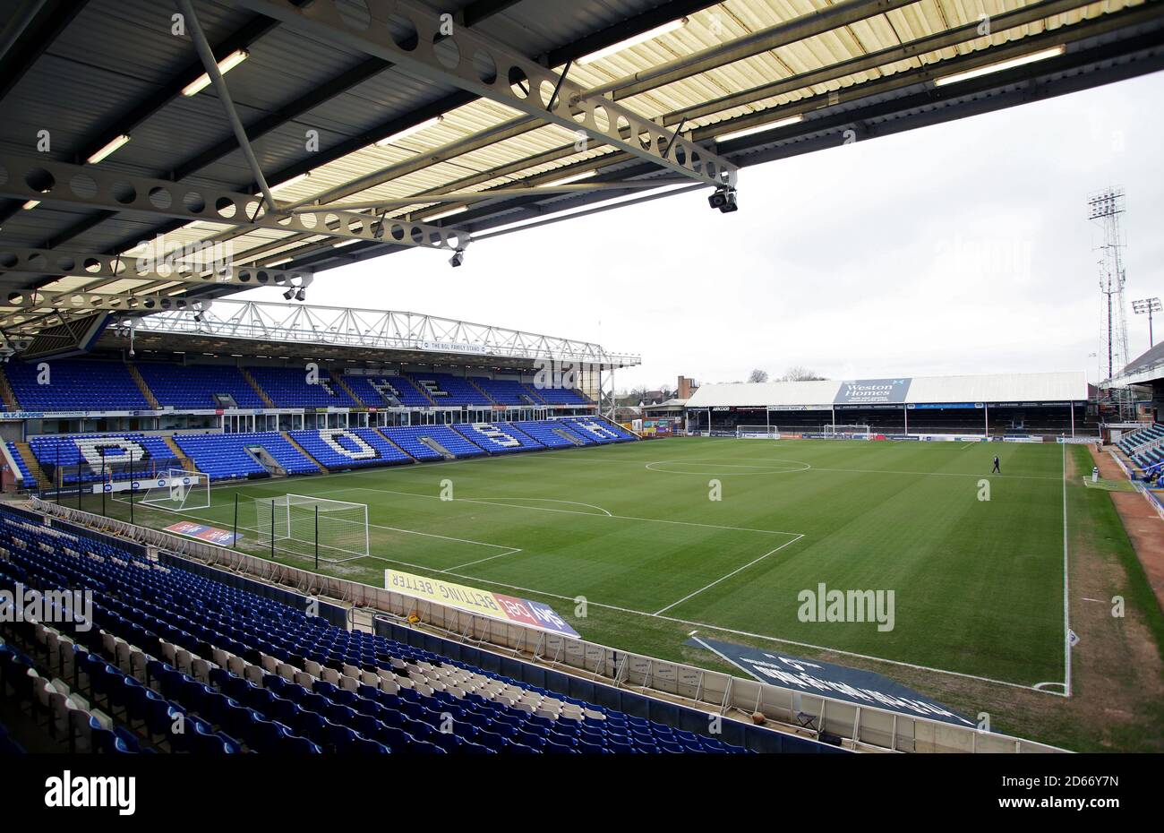 A general view inside of the Weston Homes Stadium Stock Photo - Alamy