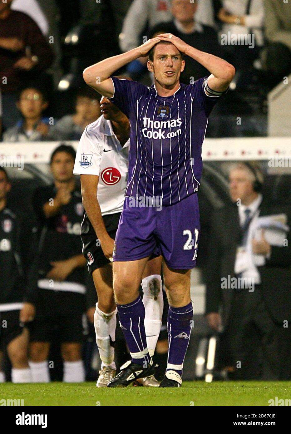 Richard Dunne, Manchester City Stock Photo - Alamy