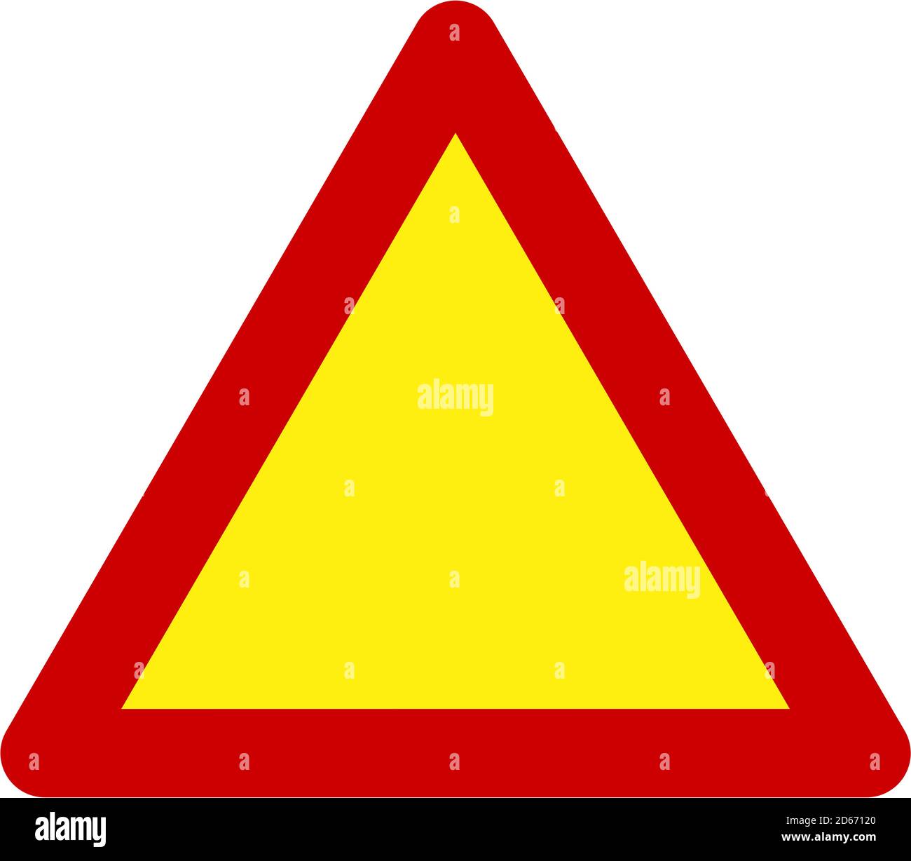 Generic warning sign Stock Photo - Alamy