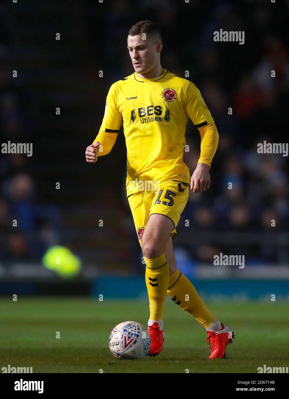 Fleetwood Town's Paul Coutts Stock Photo - Alamy